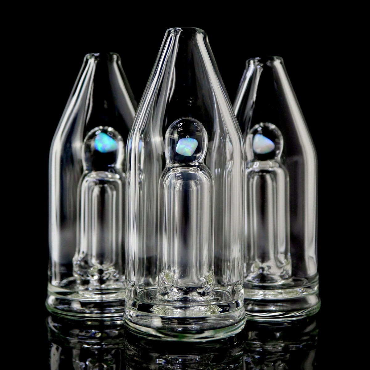 Mini Peak Top with Opal by Aura Glassworks — RubyPearlCo