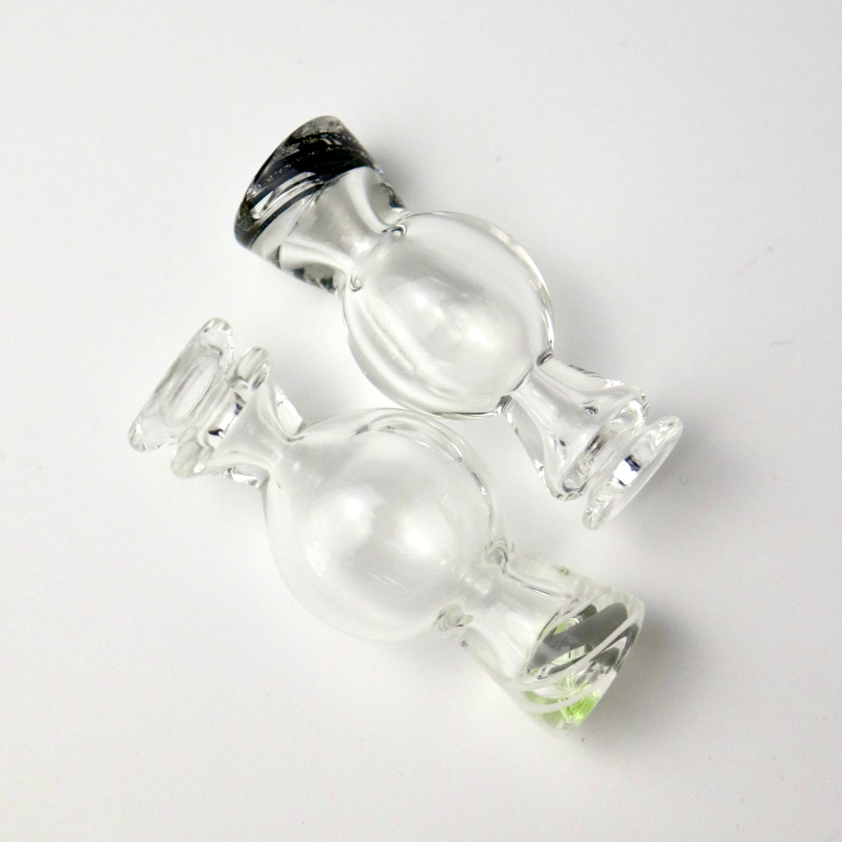Clear Spinner Bubble Caps by Ery Glass — RubyPearlCo