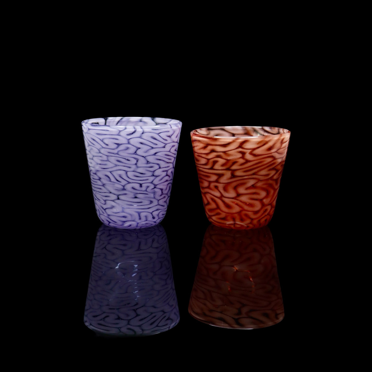 Brain Shot Glasses by Algae Glass — RubyPearlCo