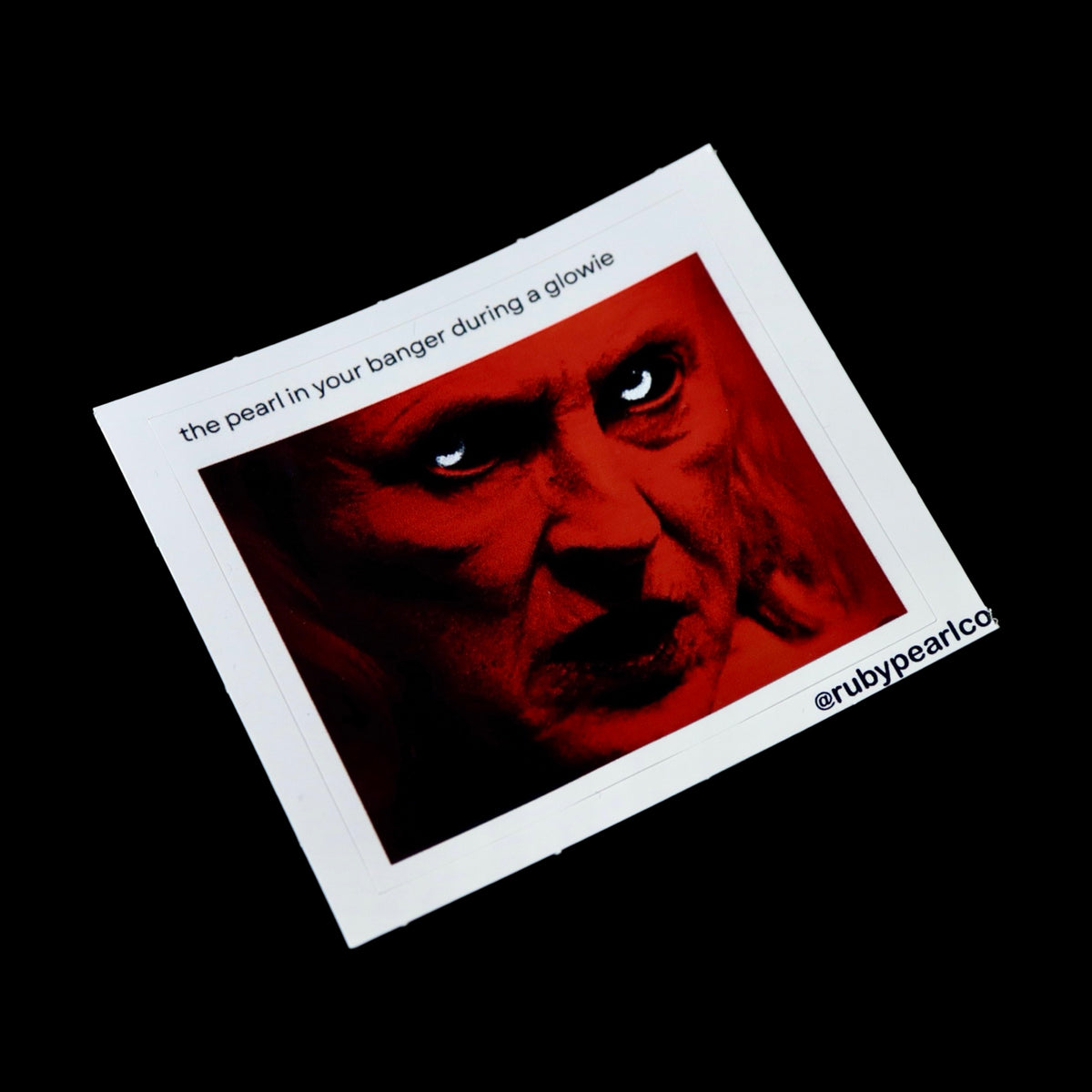 Red Hot Pearl Meme Sticker — RubyPearlCo