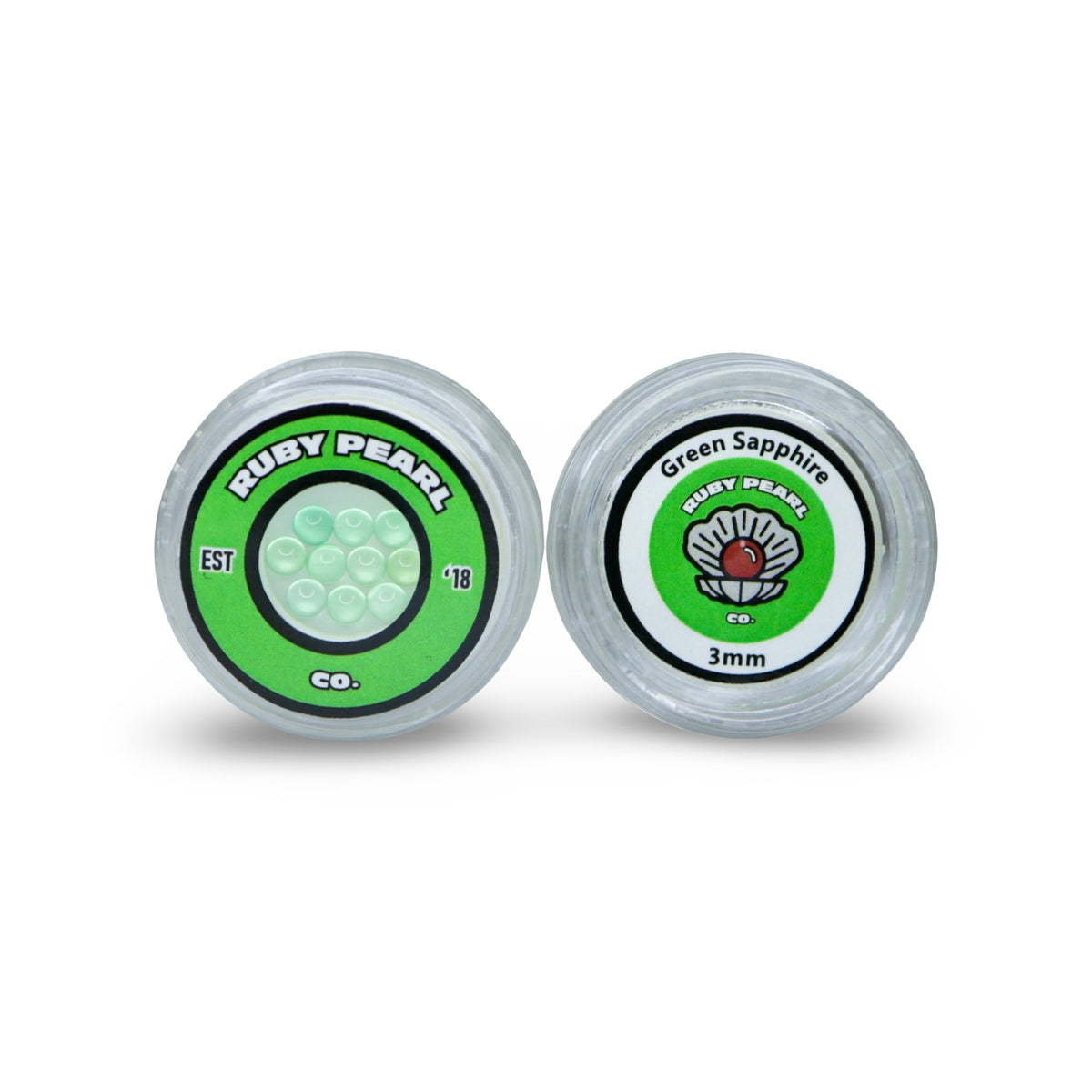 3mm Green Sapphire Terp Pearls — RubyPearlCo