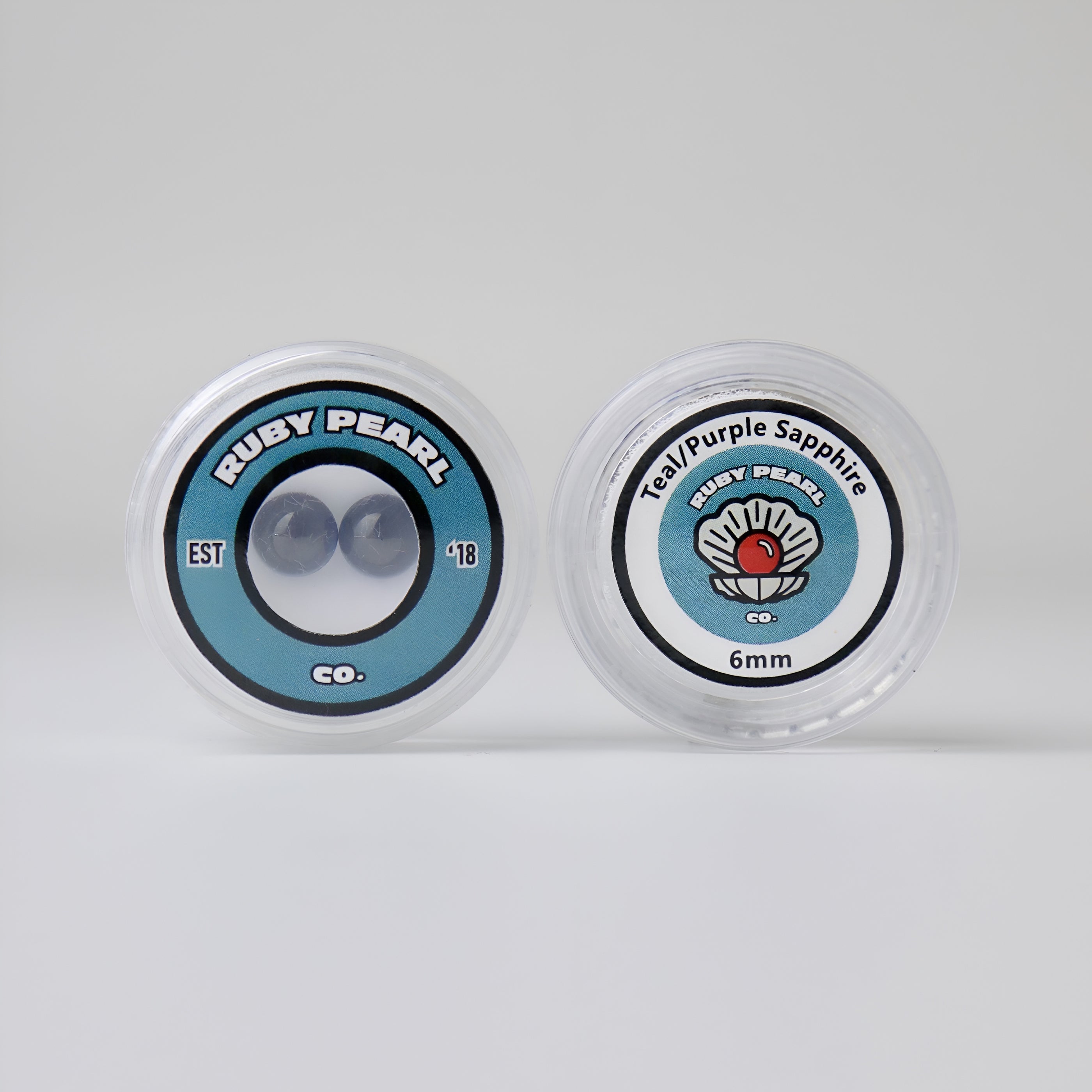 6mm Teal/Purple Sapphire Terp Pearls — RubyPearlCo