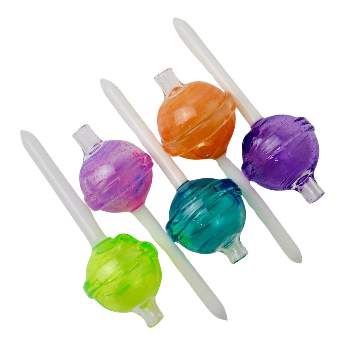 Lollipop Bubble Cap Dabbers by Emperial Glass — RubyPearlCo
