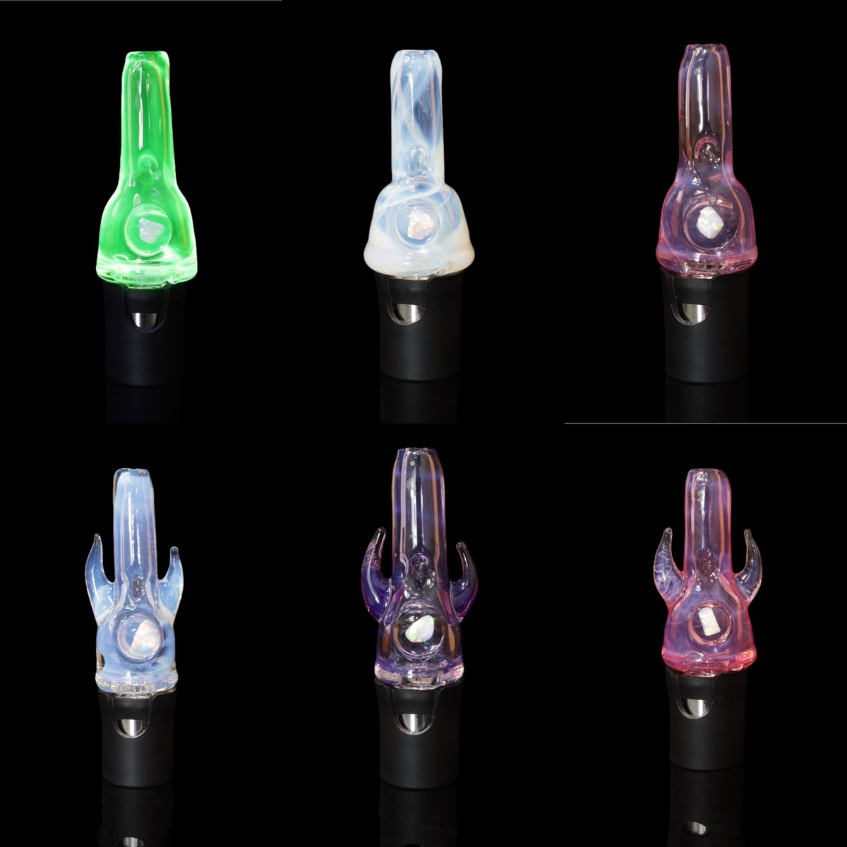 Full Color Opal Pivot Mouthpieces by Magizle Glass — RubyPearlCo