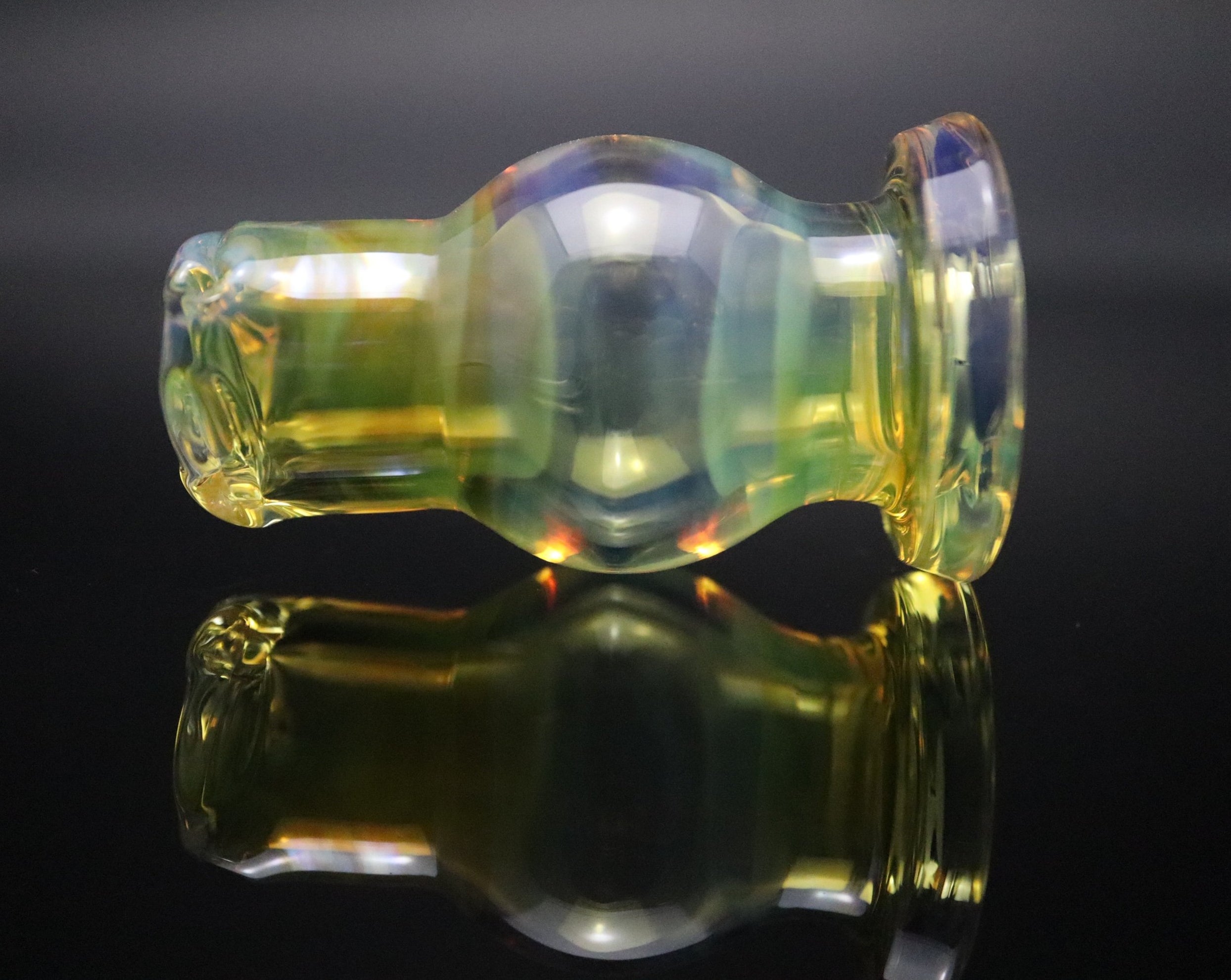 Fumed Spinner Bubble Cap by Bororegon — RubyPearlCo